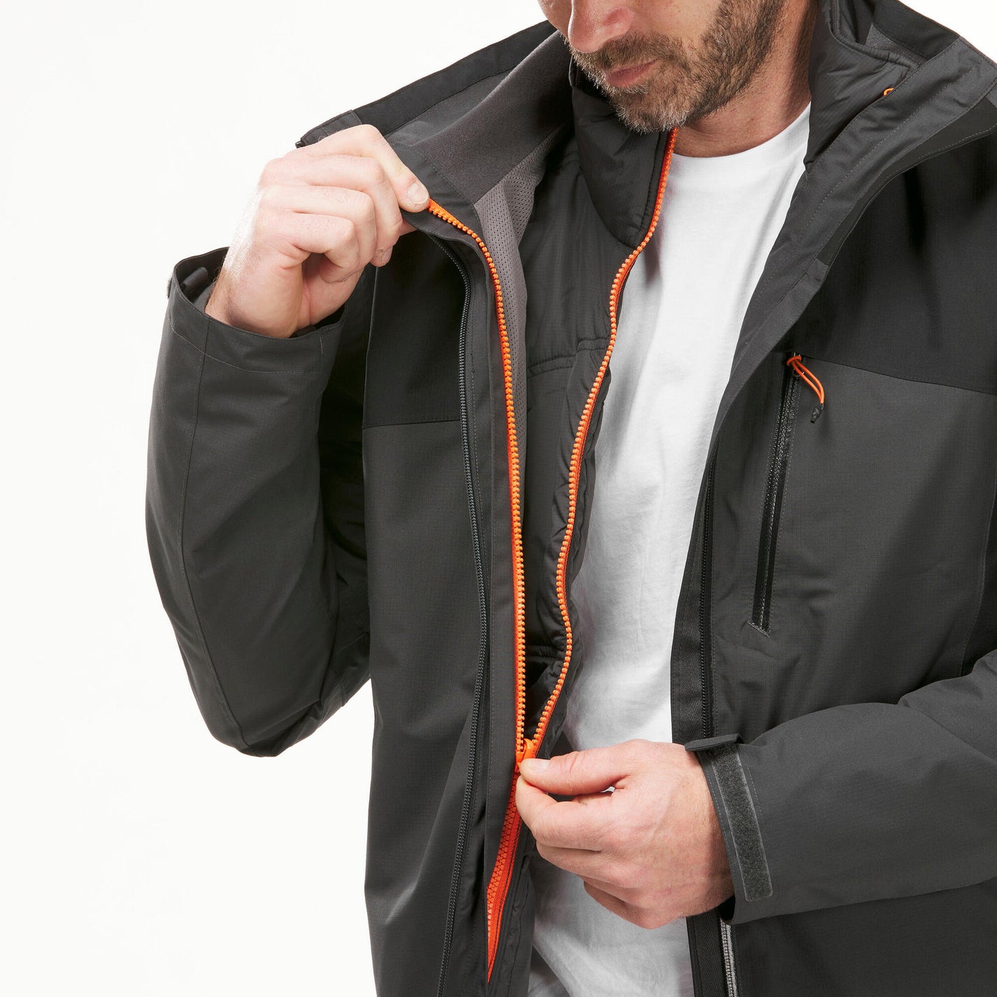 Forclaz Men's Travel 500 3-in-1 Waterproof Jacket – Decathlon