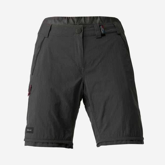 Forclaz Women's MT100 2-in-1 Zip-Off Hiking Pants | Decathlon