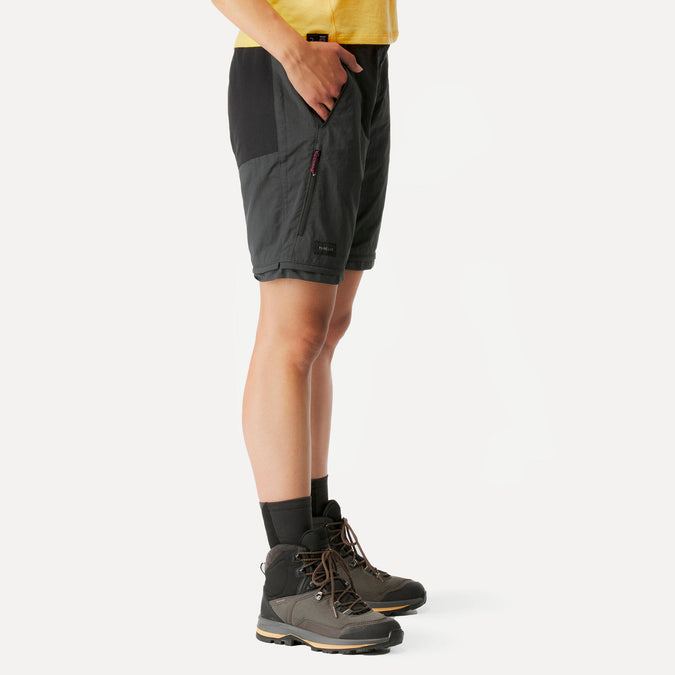 Forclaz Women's MT100 2-in-1 Zip-Off Hiking Pants | Decathlon