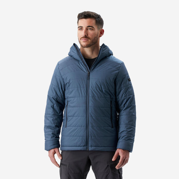 Forclaz Men's MT100 Hooded Synthetic Jacket – Decathlon