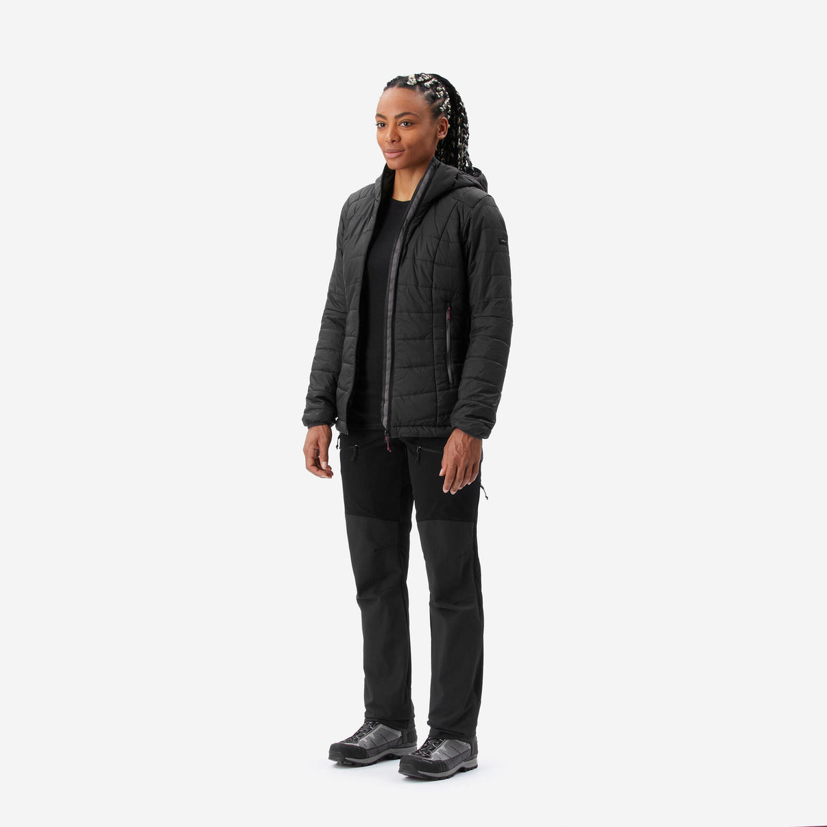 Forclaz Women's MT100 Hooded Synthetic Jacket – Decathlon