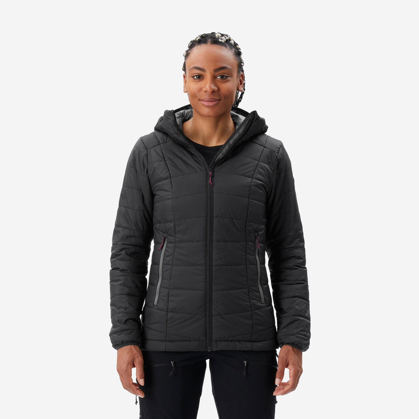 Forclaz Women's MT100 Hooded Synthetic Jacket – Decathlon