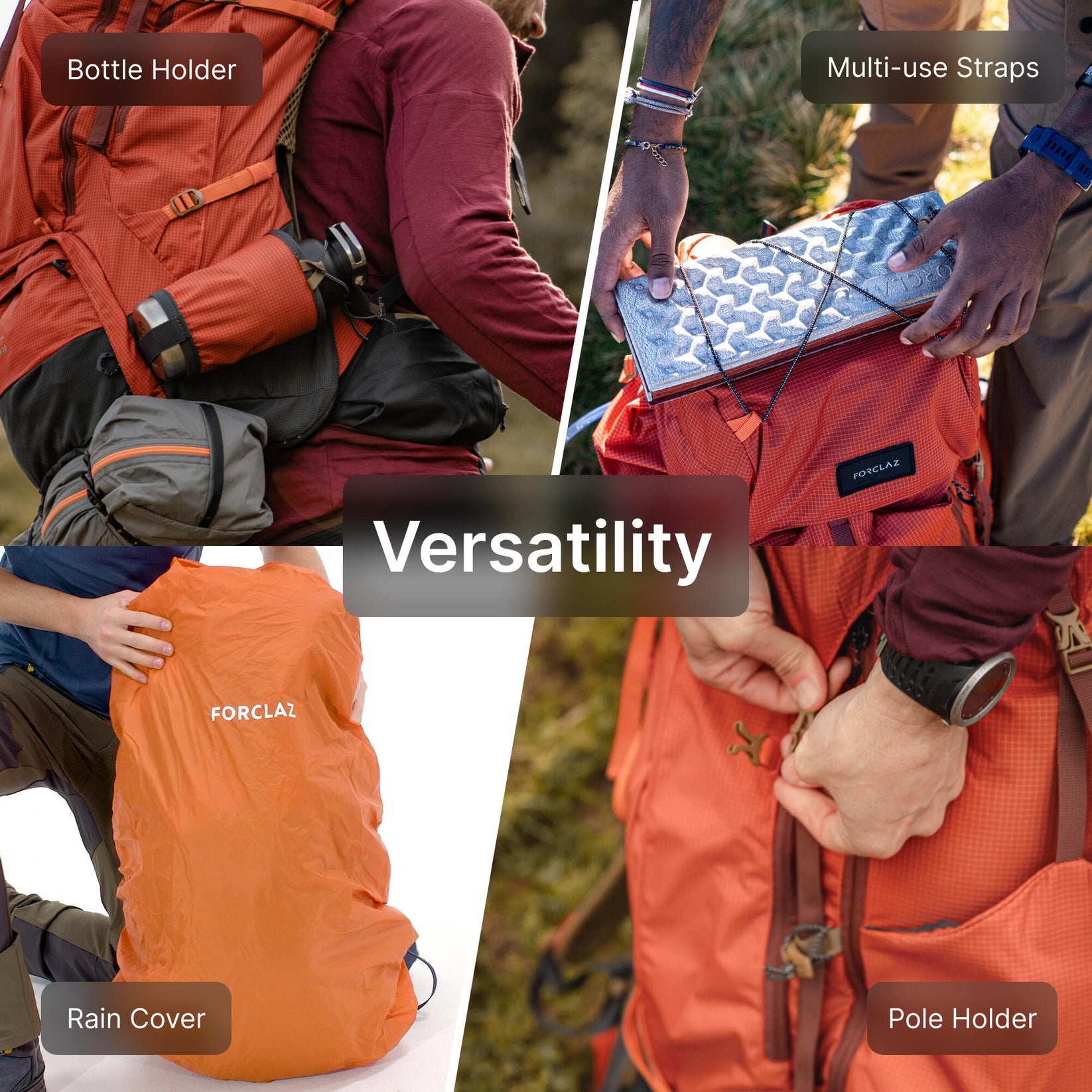 Simond Men's MT500 Air 60 + 10 L Backpacking Pack – Decathlon