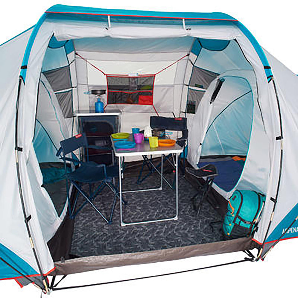 Quechua Family Camping Tent 4 Person 2 Rooms *Factory Seconds* | Decathlon