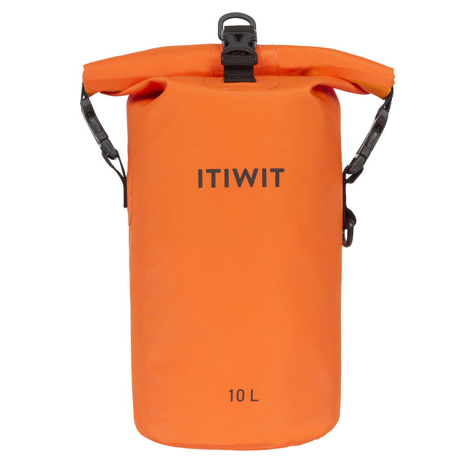 Itiwit WATERPROOF DRY BAG 10L - ORANGE | Decathlon