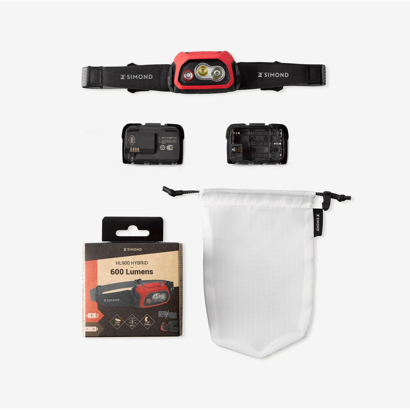 Forclaz HL900 USB V3 600 Lumen Rechargeable Head Torch – Decathlon