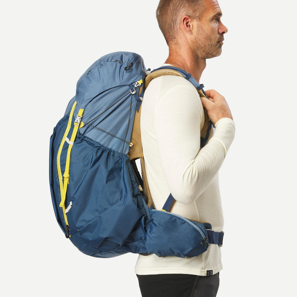Forclaz Men's MT900 50+10 L Ultralight Backpacking Pack – Decathlon