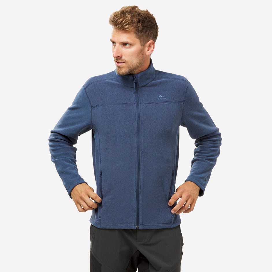 Quechua Men's MH120 Fleece Hiking Jacket | Decathlon