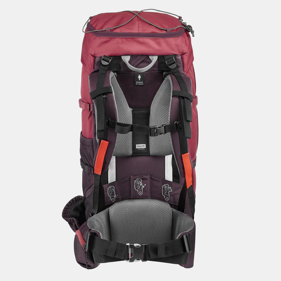 Forclaz Women's MT100 Easyfit 50 L Backpacking Pack | Decathlon