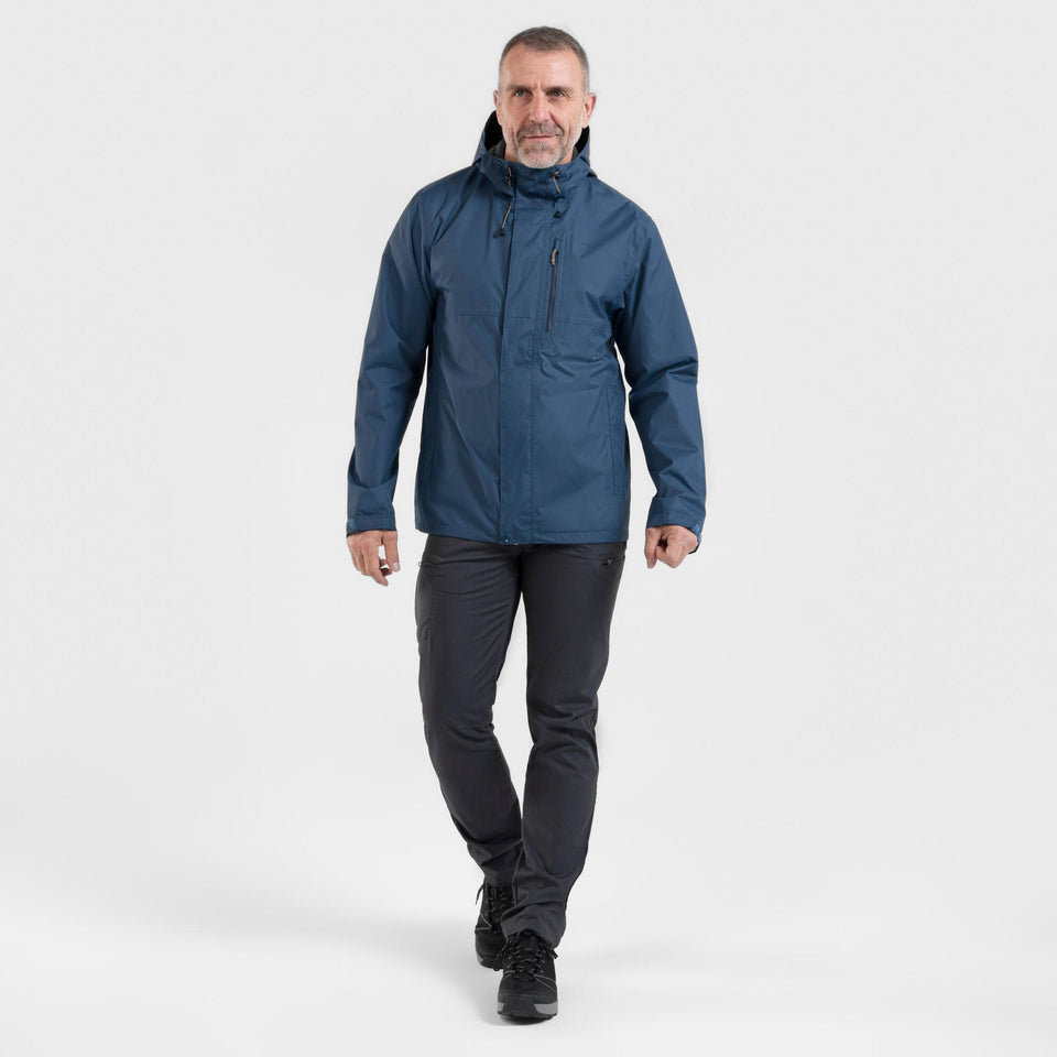 Quechua Men's NH500 Imper Waterproof Rain Jacket | Decathlon