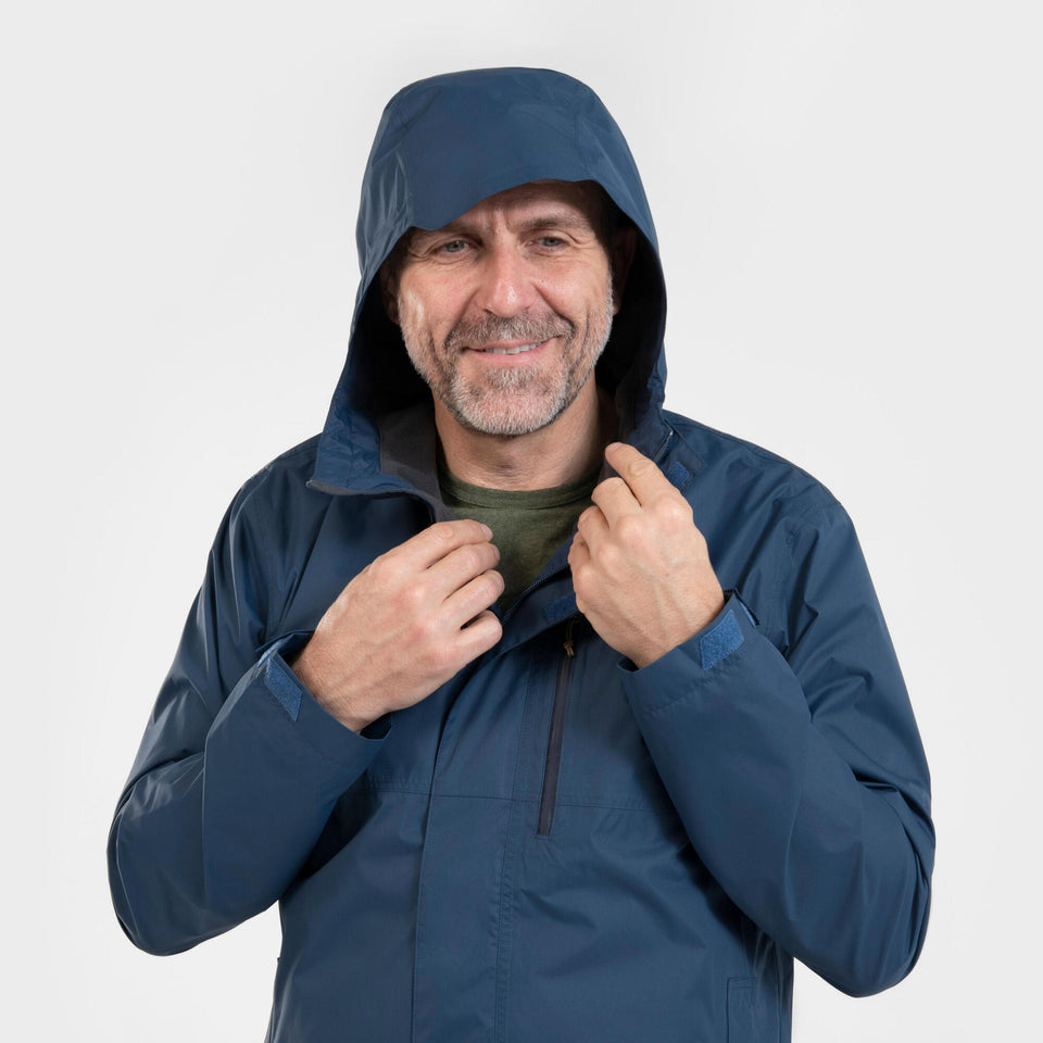 Quechua Men's NH500 Imper Waterproof Rain Jacket | Decathlon