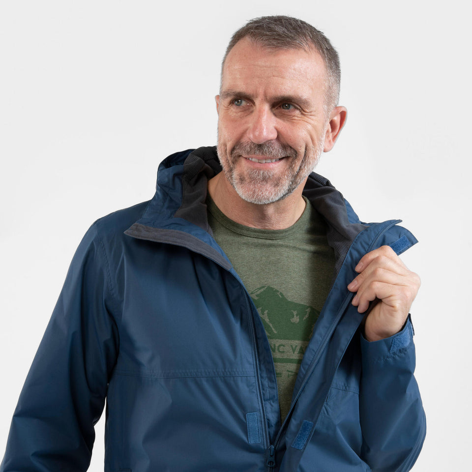 Quechua Men's NH500 Imper Waterproof Rain Jacket | Decathlon