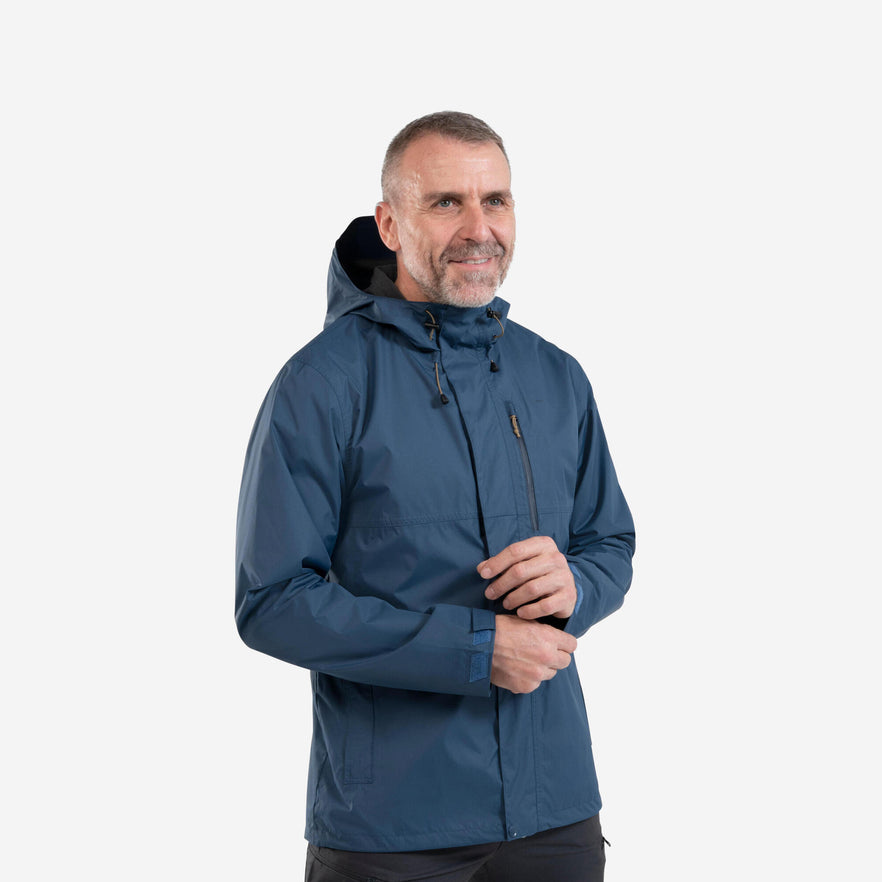 Quechua Men's NH500 Imper Waterproof Rain Jacket | Decathlon