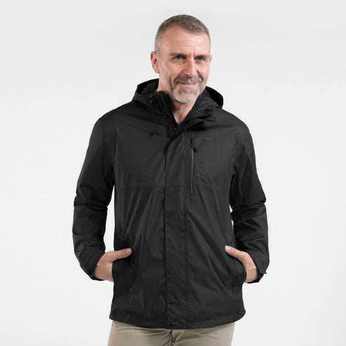 Quechua Men's NH500 Imper Waterproof Rain Jacket – Decathlon