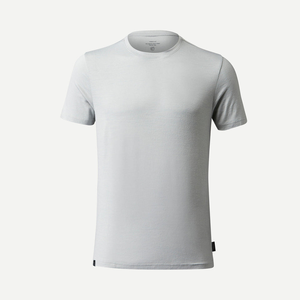 Forclaz Men's Travel 500 Merino Wool T-Shirt | Decathlon