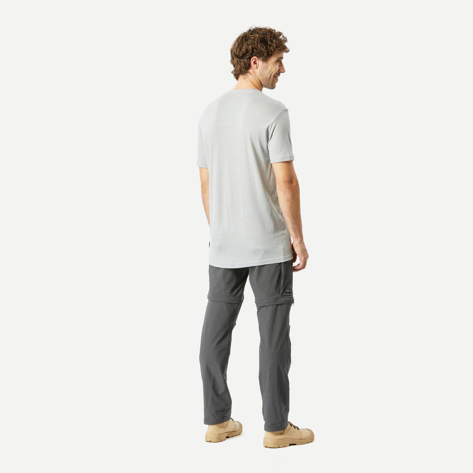Forclaz Men's Travel 500 Merino Wool T-Shirt | Decathlon