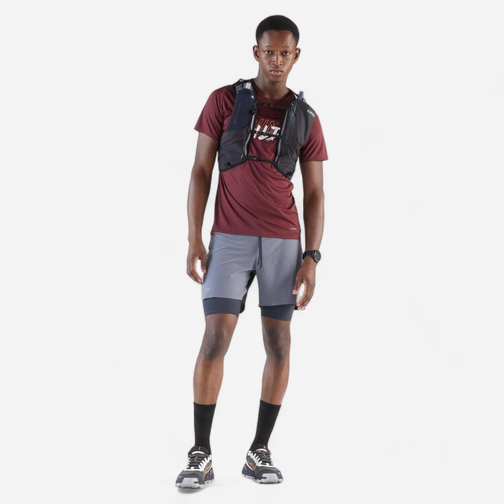 Kiprun 10L Running Hydration Vest - 1L Water Bladder Included – Decathlon