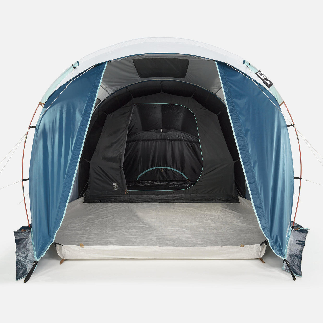 Quechua Arpenaz Fresh & Black Family Camping Tent 4 Person 1 Bedroom ...
