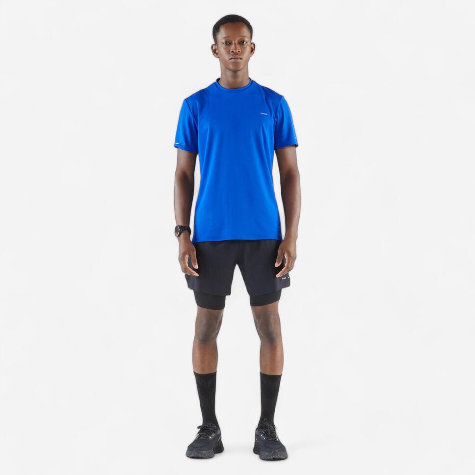 Kiprun Men's Run 500 2-in-1 Compression Running Shorts – Decathlon