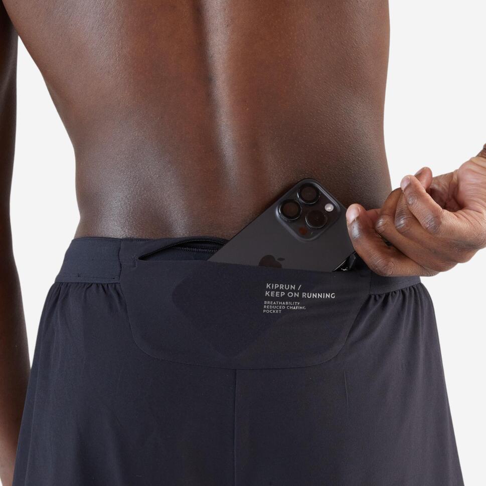 Kiprun Men's Run 500 2-in-1 Compression Running Shorts – Decathlon