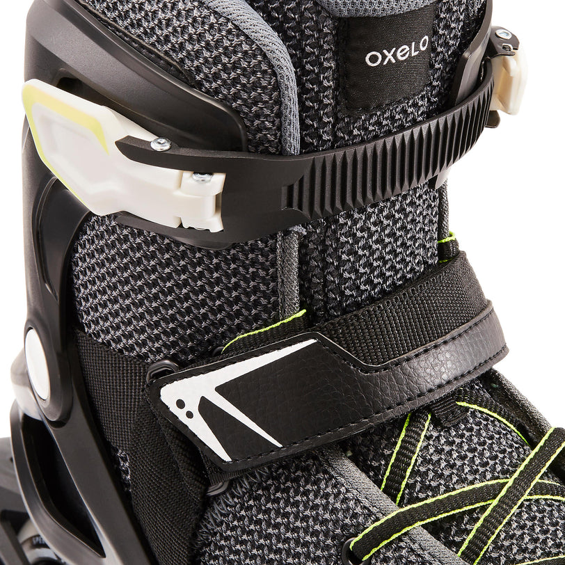 Oxelo Fit100 Inline Fitness Roller Skate 76mm 80a Men Decathlon