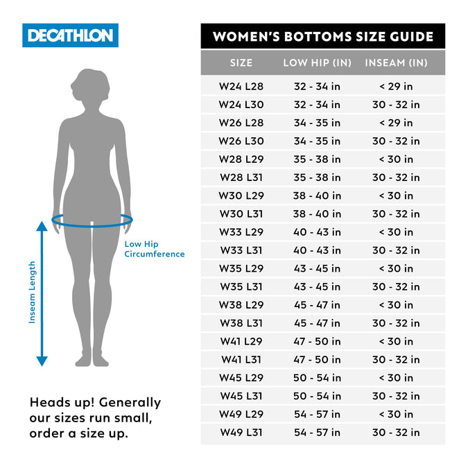 Forclaz Women's MT100 2-in-1 Zip-Off Hiking Pants | Decathlon